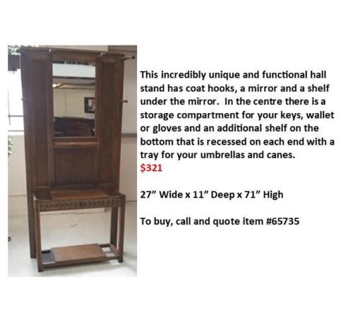 Inventory of furniture, modern and traditional & home decor items